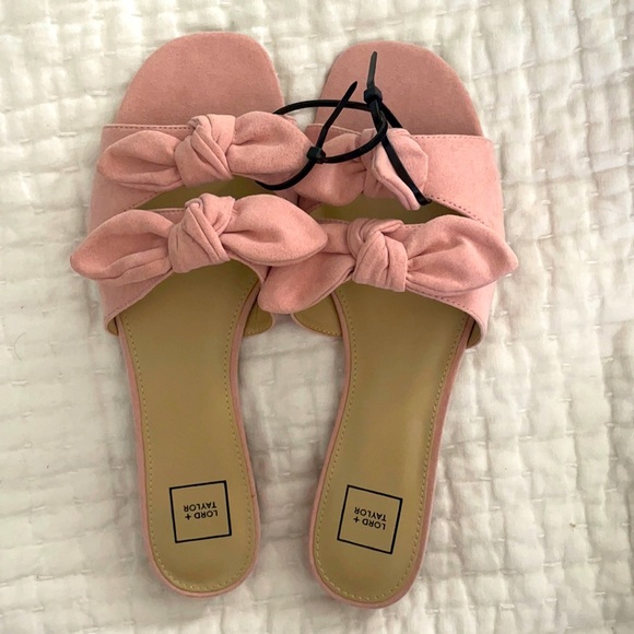 Shoes | Pink Lord Taylor Sandals Size 9 | Poshmark